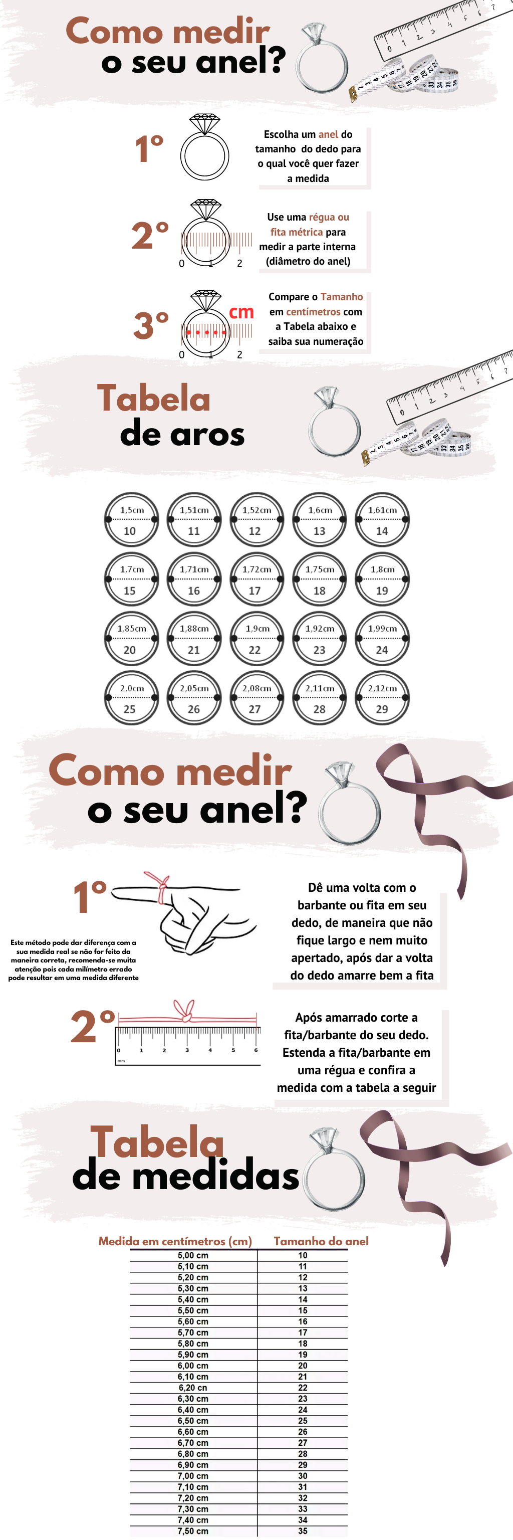Como medir o tamanho do seu anel | Suleiman Pratas