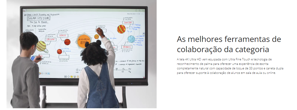 Display interativo 4K ViewBoard® de 75 IFP7552 | Vetorscan Soluções ...