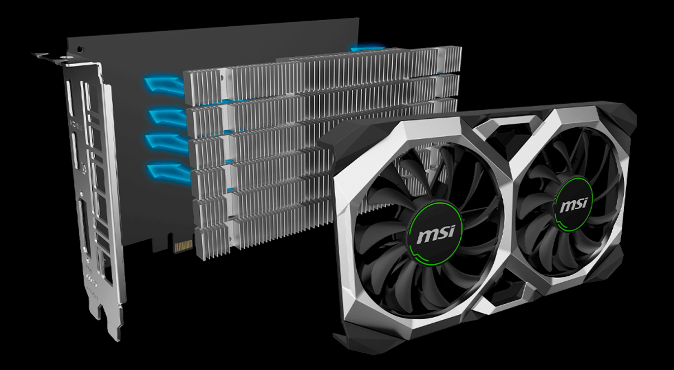 Placa de Vídeo MSI NVIDIA GeForce GTX 1650 Ventus XS OC 4GB GDDR6 ...