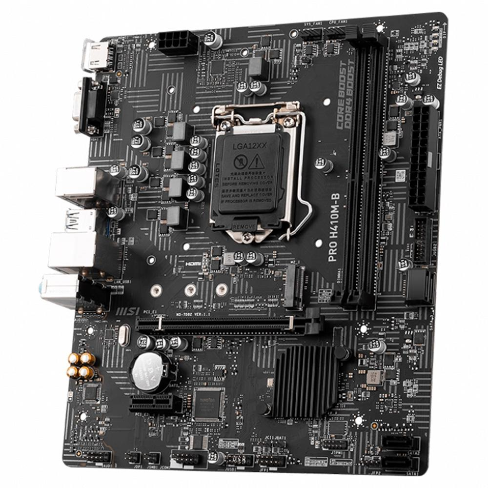 Placa Mãe MSI PRO H410M-B DDR4 Socket LGA1200 M-ATX CHIPSET Intel H410 ...