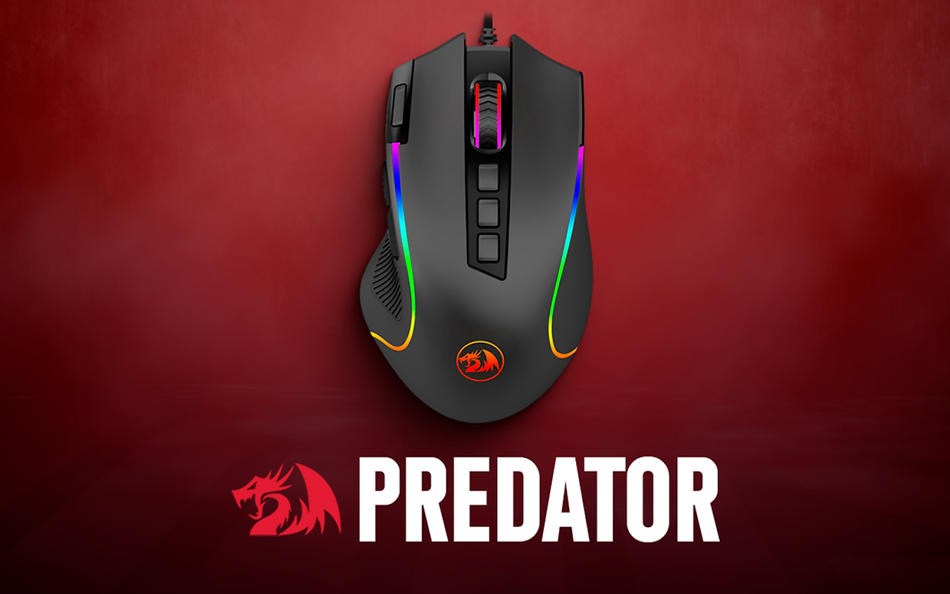 Mouse Gamer Redragon Predator RGB 8000DPI M612-RGB | Alligator Shop