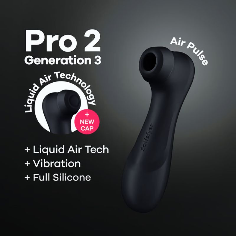 Comprar Satisfyer Pro 2 Generation 3 Black Liquid Air | Hot Sex Shop