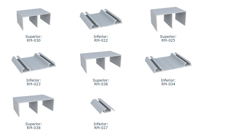 Sistema Deslizante RO 65 4026 (60 Kg) para 01 Porta - Rometal ...